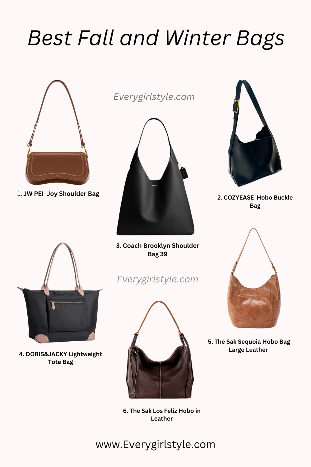 Women The Best Fall and Winter Bags For 2024-2025 - Every Girl Style