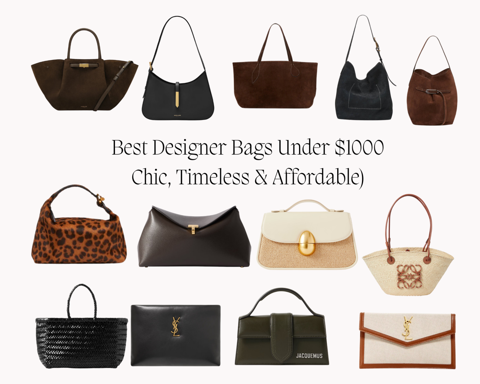 24 Best Designer Bags Under $1000 for Summer 2026 (Chic, Timeless ...